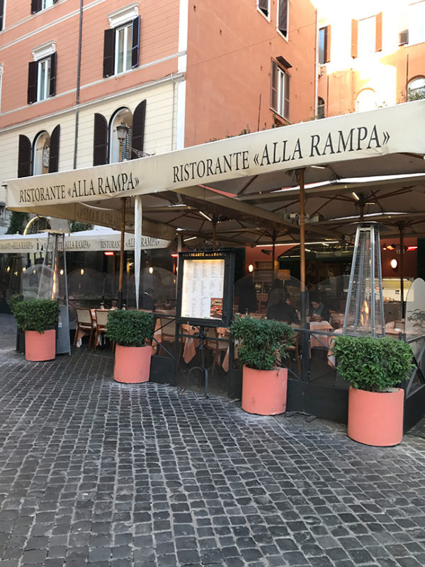 Ristorante Alla Rampa- Rome - Fatemeh Recommends